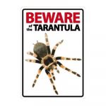 Beware of the Tarantula Sign - The Spider Shop